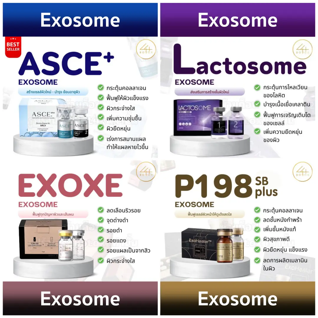 Exosome คืออะไร? ยี่ห้อ&ราคายอดนิยมที่แนะนำ ช่วยอะไรบ้าง? - เวชภัณฑ์ ...